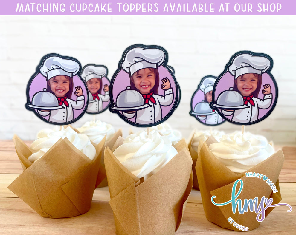 Personalized Chef Cake Topper – Heart Made Studios